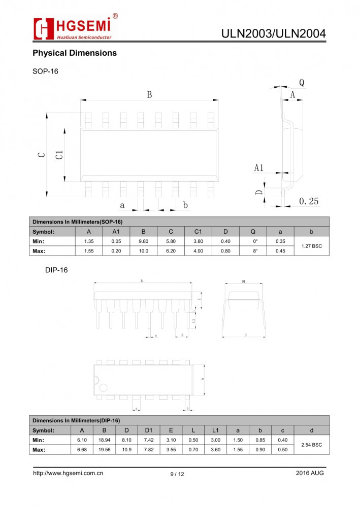 ULN2003N datasheet page 9