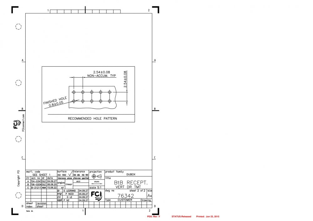 Amphenol 76342-315LF drawing page 2