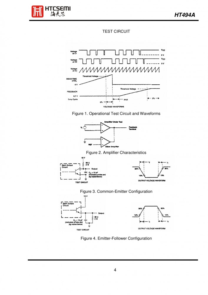 HT494ARTZ datasheet page 4