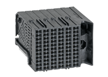 GbX I-Trac Right-Angle Receptacle Module, 1.85mm by 3.70mm Pitch, Right Guide 7 Row, 6 Columns, 84 Circuits, Lead-Free for sale