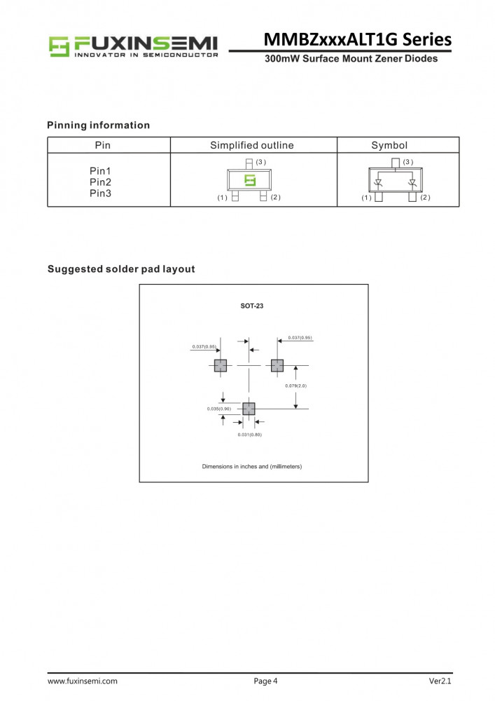 MMBZ33VALT1G datasheet page 4