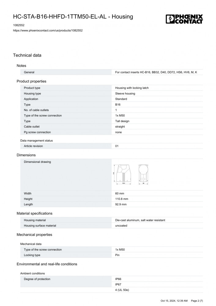 Phoenix Contact 1082552 product document page 2