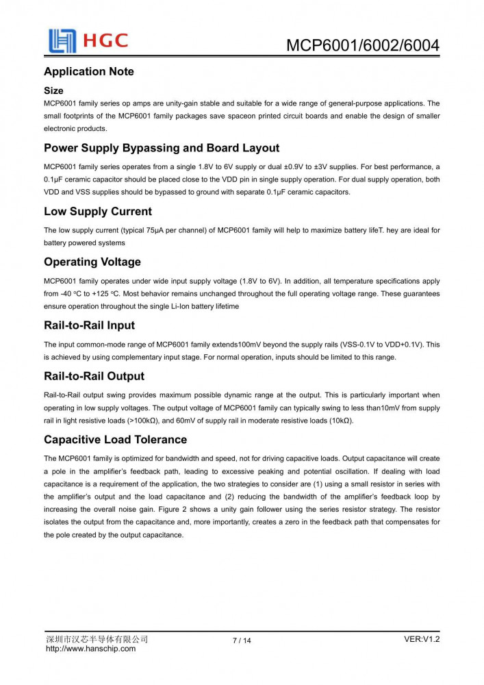 MCP6002DRG datasheet page 7