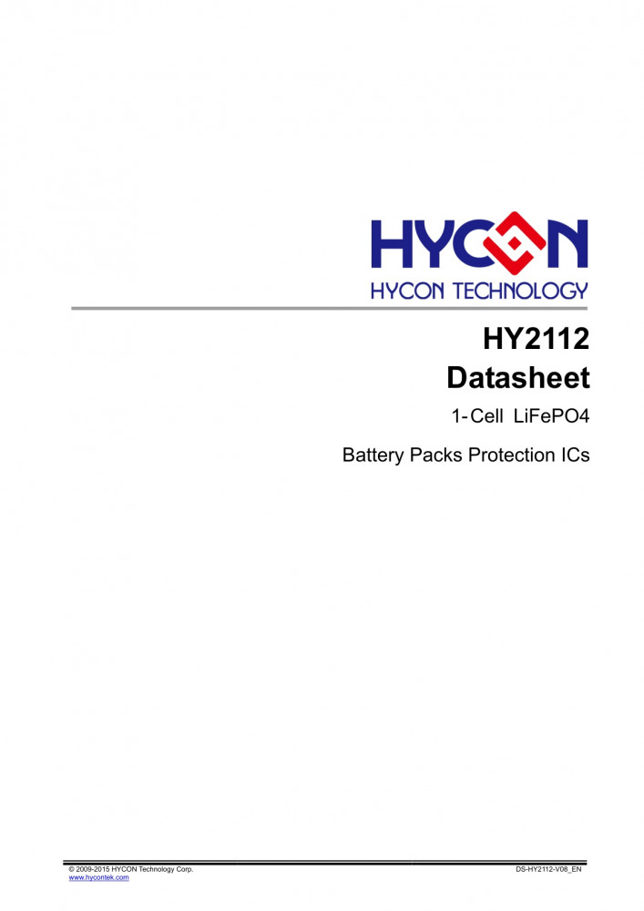 HY2112 datasheet page 1