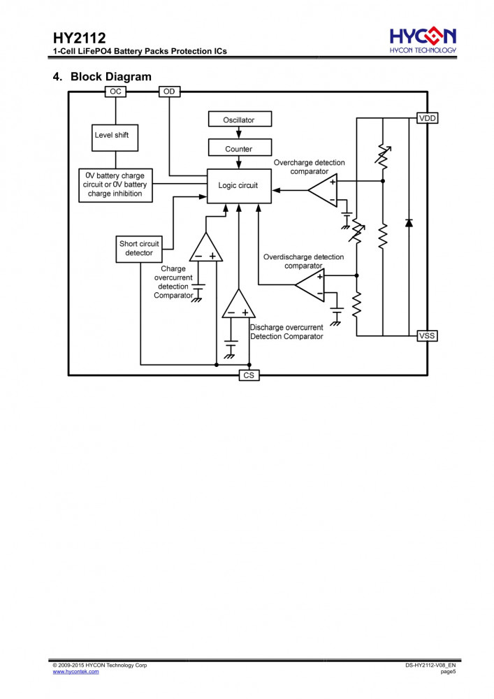 HY2112 datasheet page 5