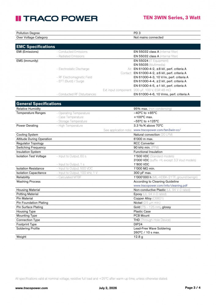 TEN 3WIN documentation page 3
