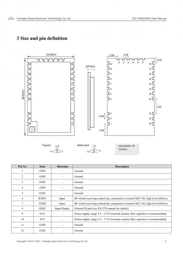 E32-400M30S datasheet page 8