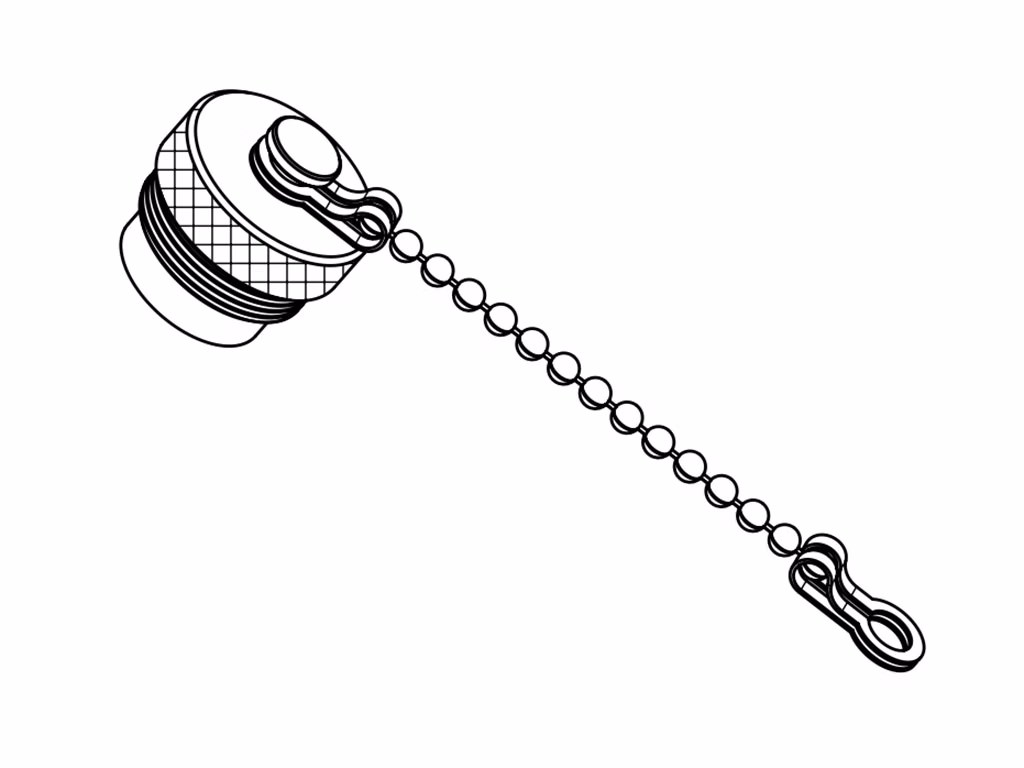 AISG Protective Cap with 80.00mm Chain Card for sale