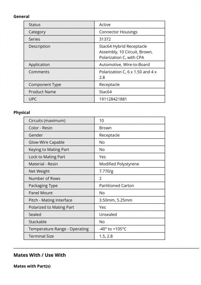 MOLEX 313721800 product document image 2