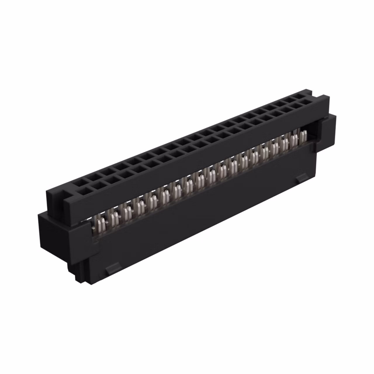 Milli-Grid Cable-to-Board Receptacle, Dual Row, IDT, Lead-Free, 40 Circuits, 0.38µm Gold (Au) Plating, Dual Locking Friction Ramps for sale