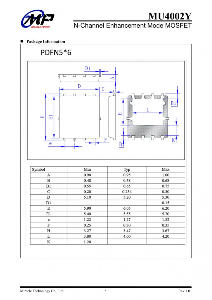 MU4002Y datasheet page 5
