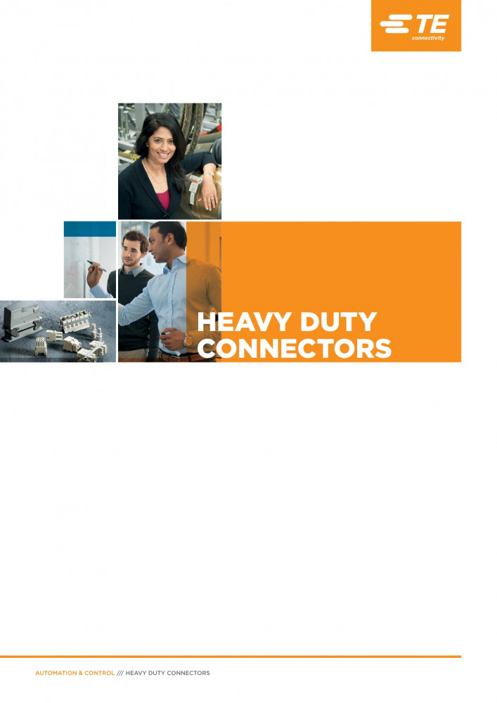 TE Heavy Duty Connector catalog page 1