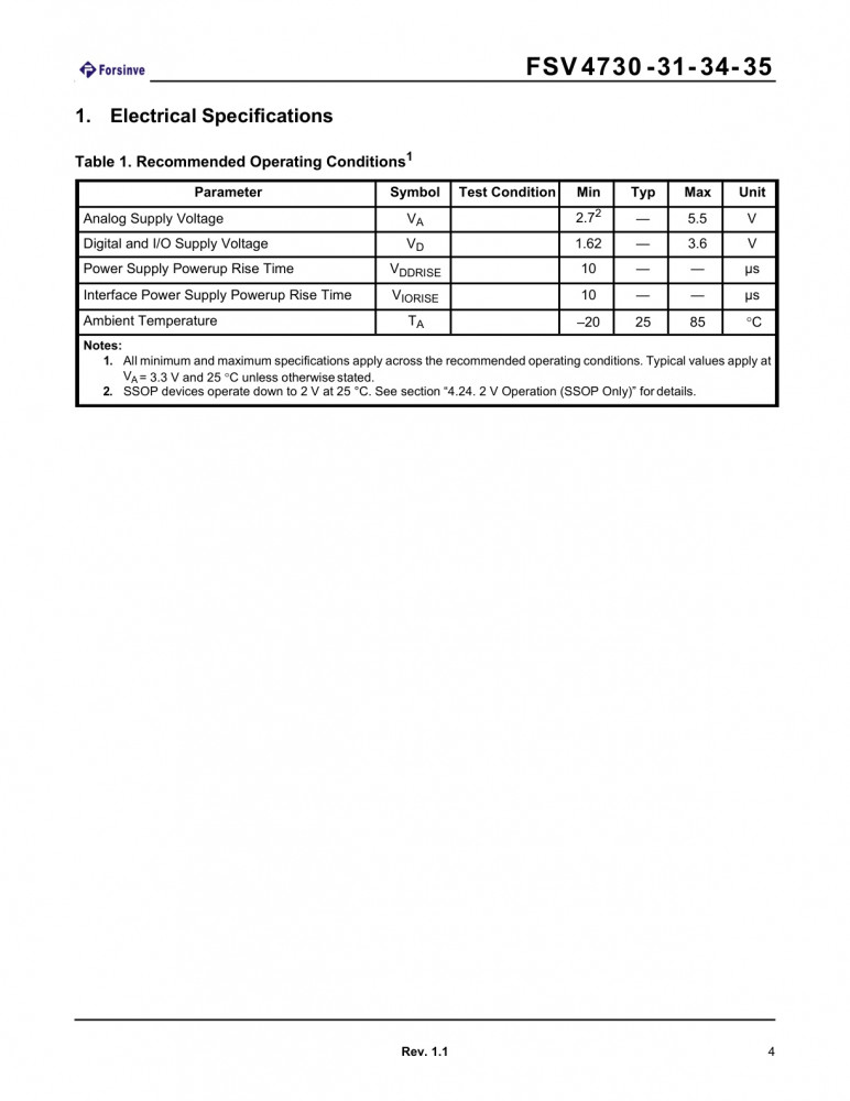 FSV4730-D60-GU datasheet page 4