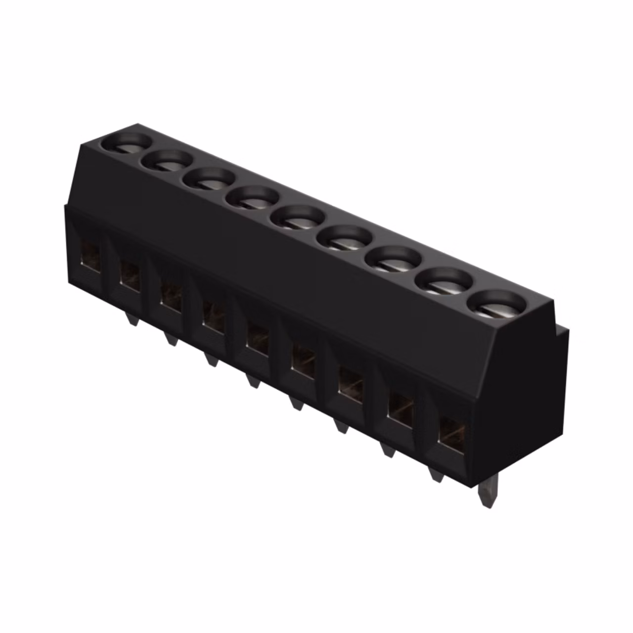 3.50mm Pitch Beau Eurostyle Fixed Mount PCB Terminal Block, 9 Circuits for sale