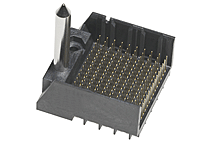 Impact 100 Ohm 5 Pair Vertical Backplane Header, Left Guided, Open Endwall, 10 Columns, 150 Circuits, Pin Length 4.90mm, Plated Through Hole Dimension 0.39mm, Lead-Free for sale