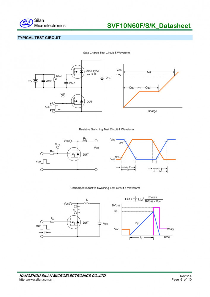 SVF10N60F datasheet page 6