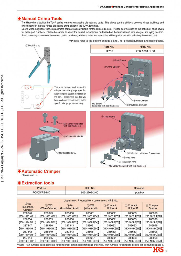 HRS TJ*A datasheet page 7
