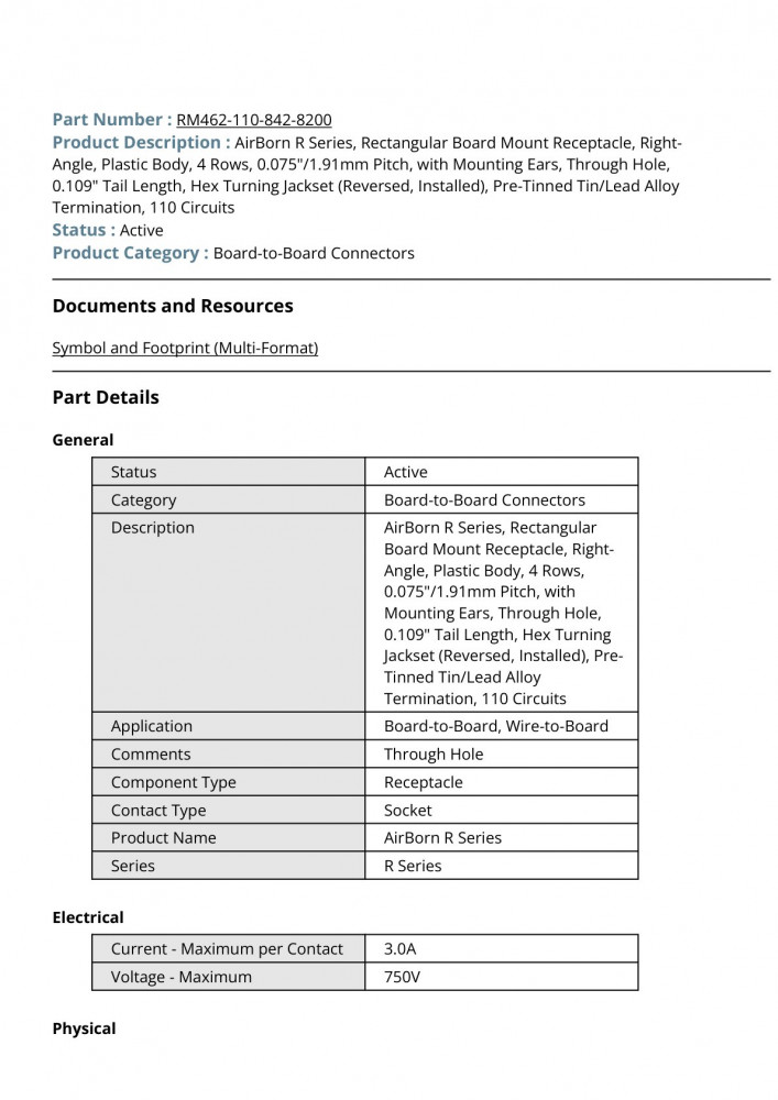 RM462-110-842-8200 product document page 1