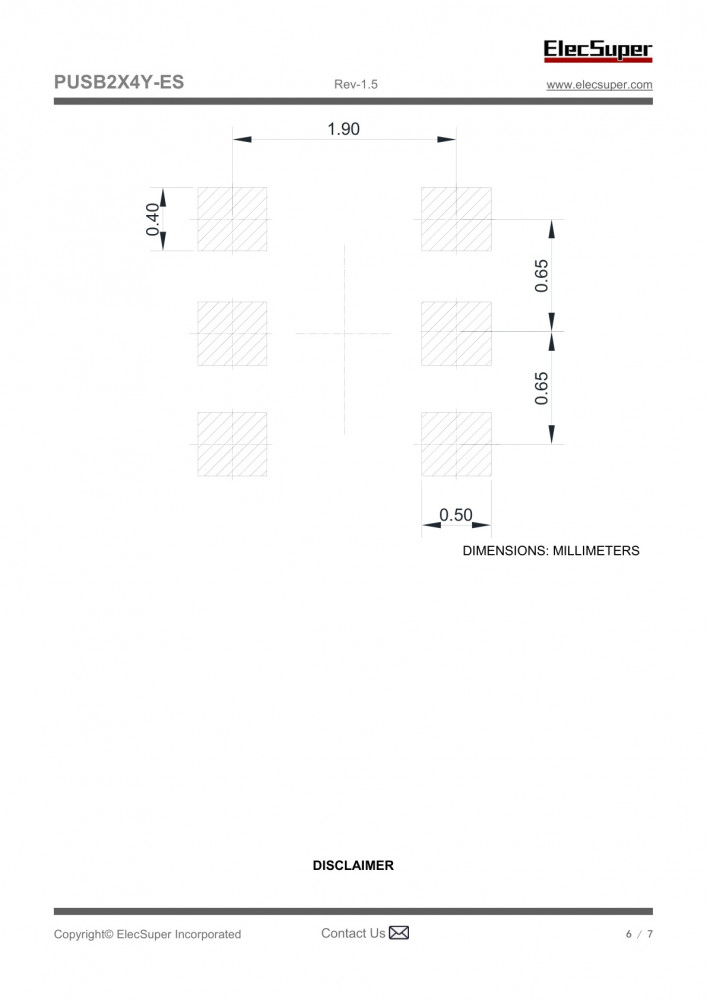 PUSB2X4Y-ES datasheet page 6
