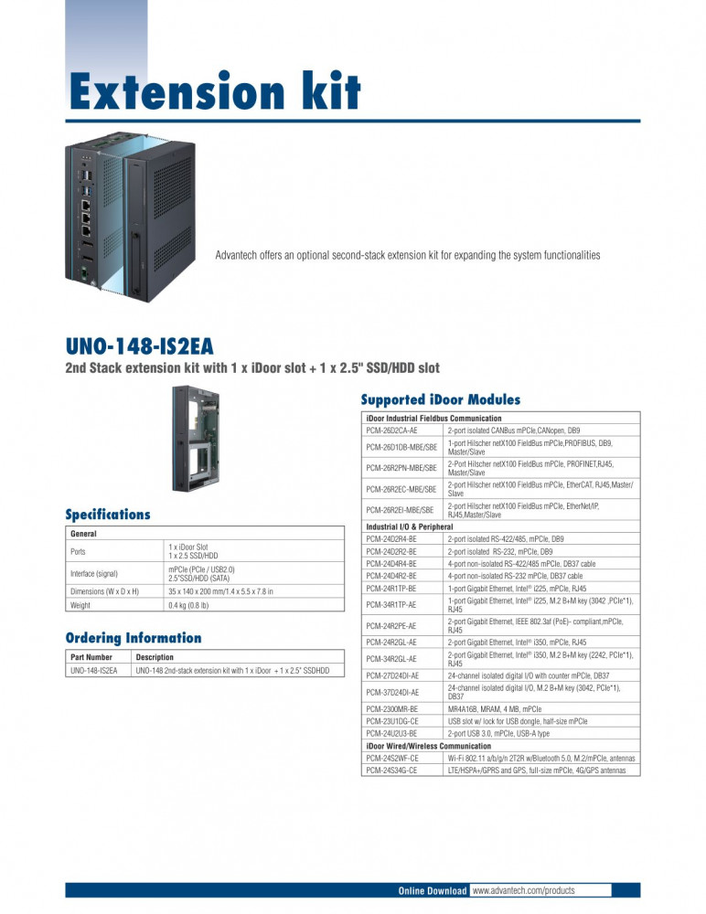 UNO-148 V2 product document page 4