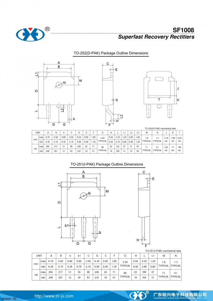 JUXING SF1008DS datasheet page 3