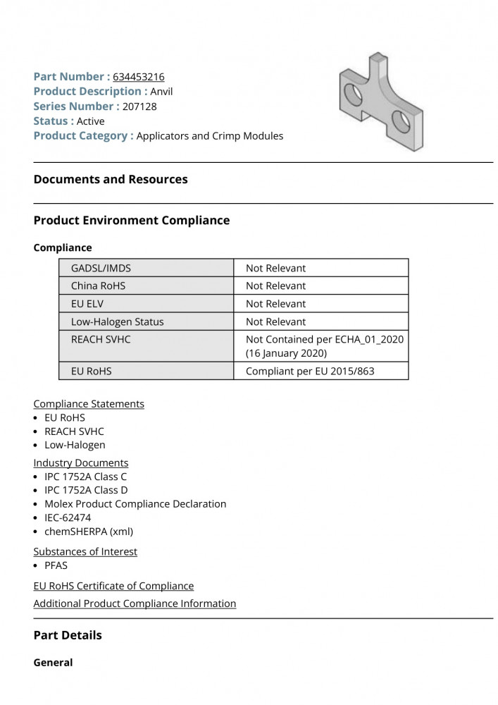Product document image, page 1