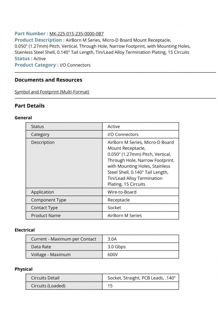 Product document image 1 for MK-225-015-235-0000-0B7