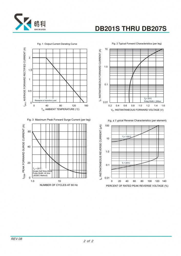 DB207S datasheet page 2