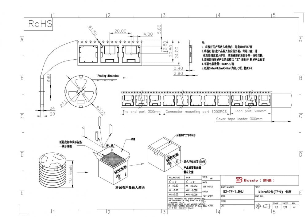 Bossie BX-TF-1.9HJ technical drawing page 2