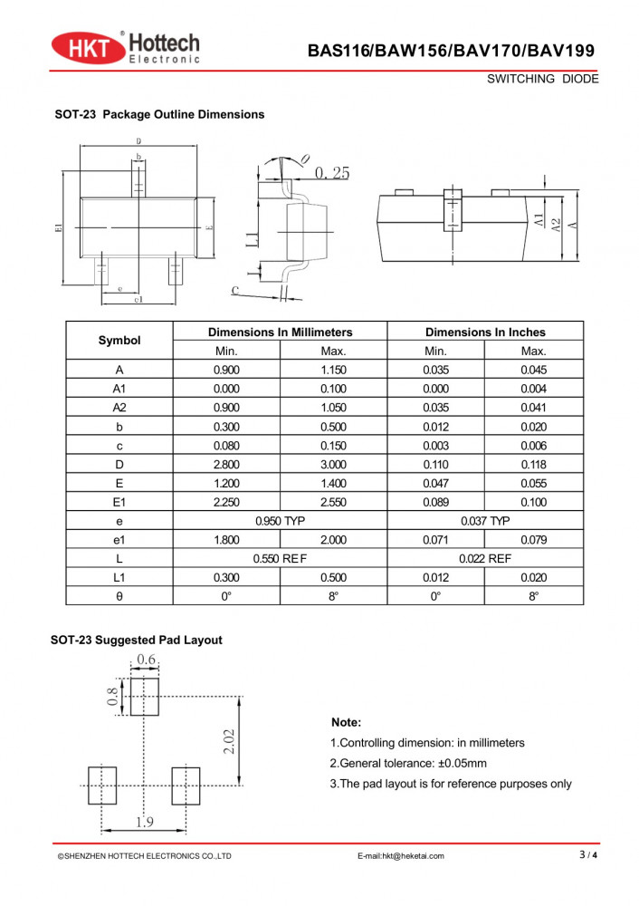 BAV199 technical document page 3