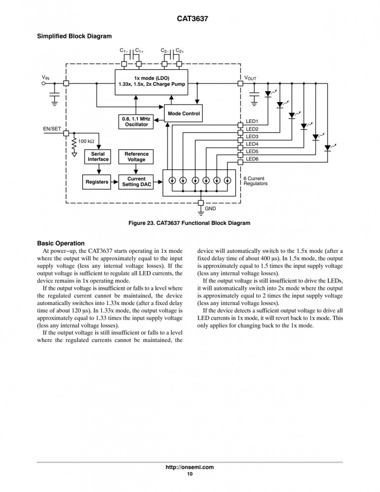 CAT3637 datasheet page 10