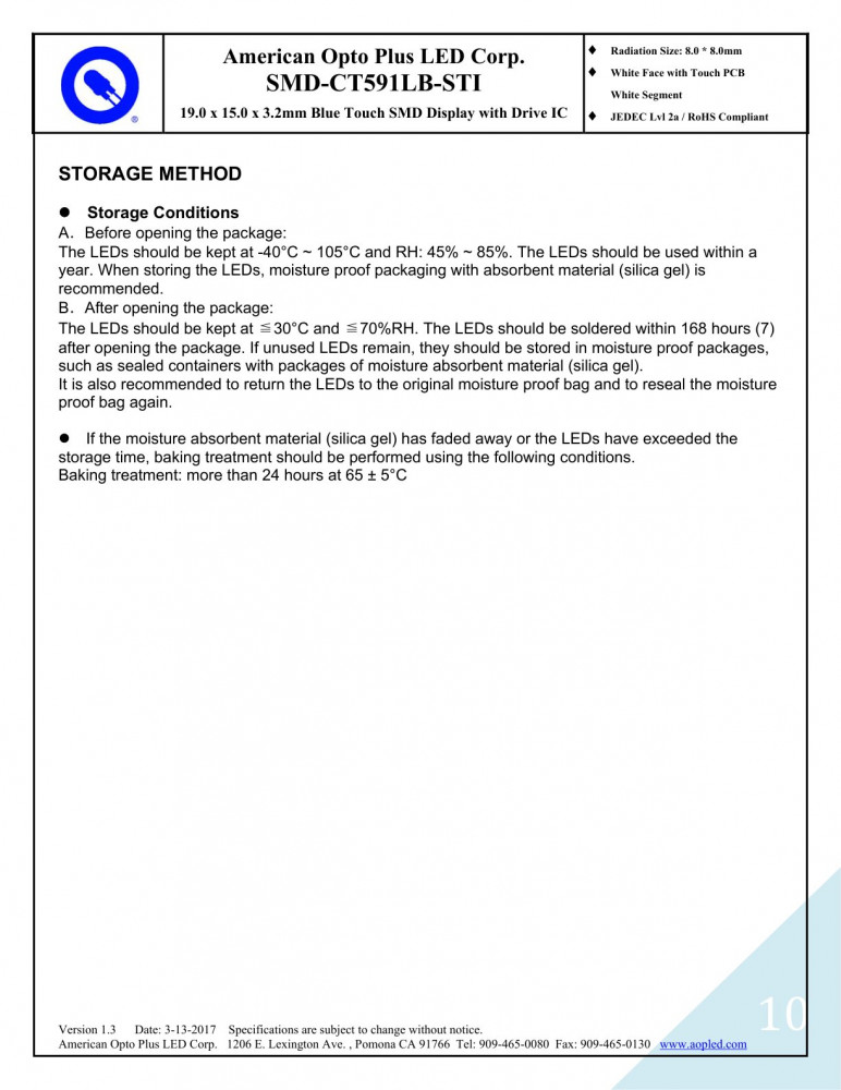 SMD-CT591LB-STI datasheet page 10