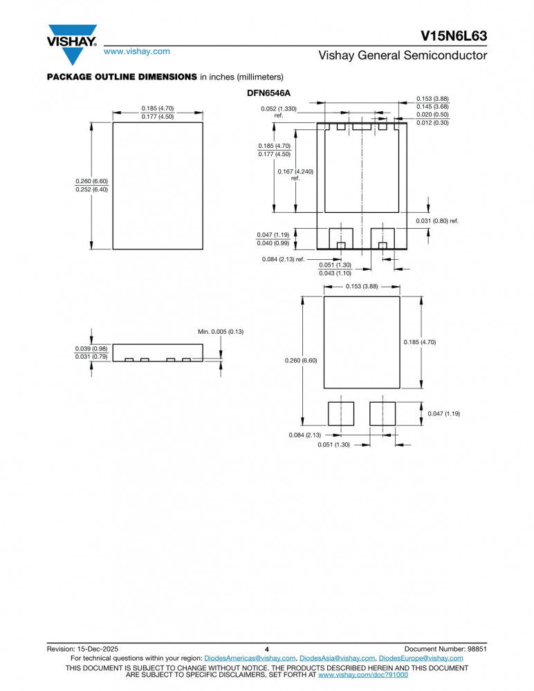 VISHAY V15N6L63 datasheet page 4