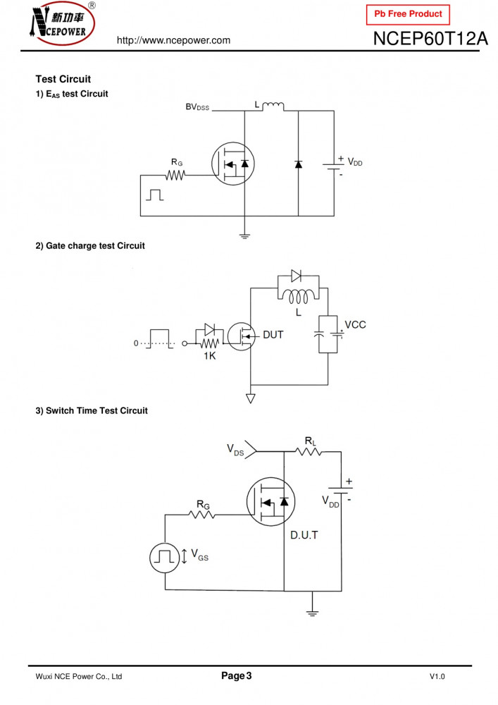 NCEP60T12A datasheet page 3