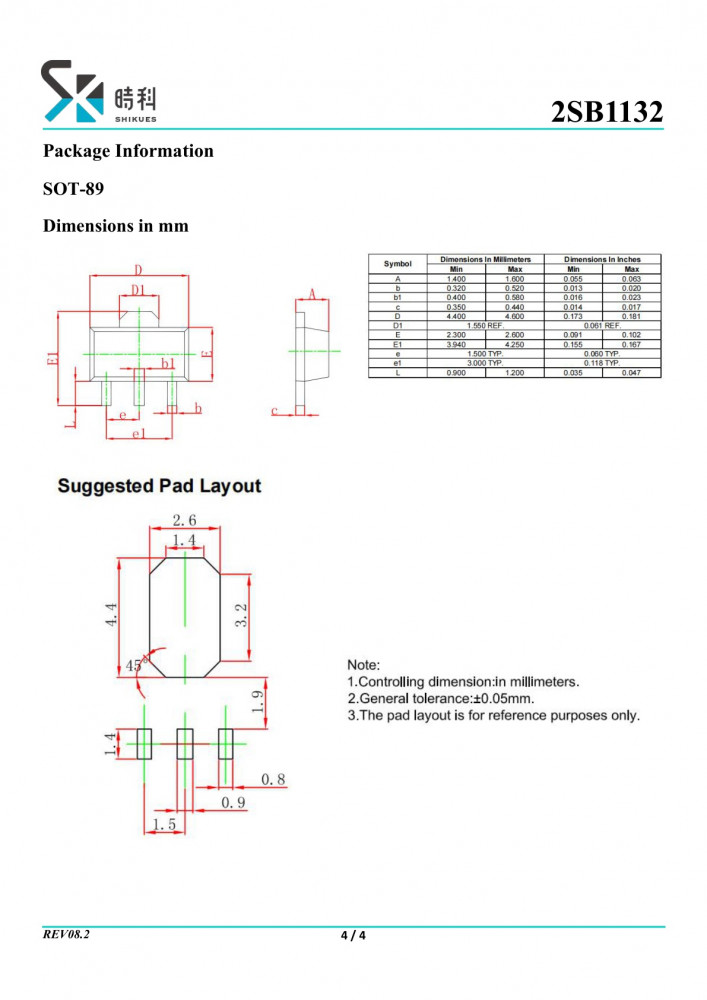 2SB1132R datasheet page 4