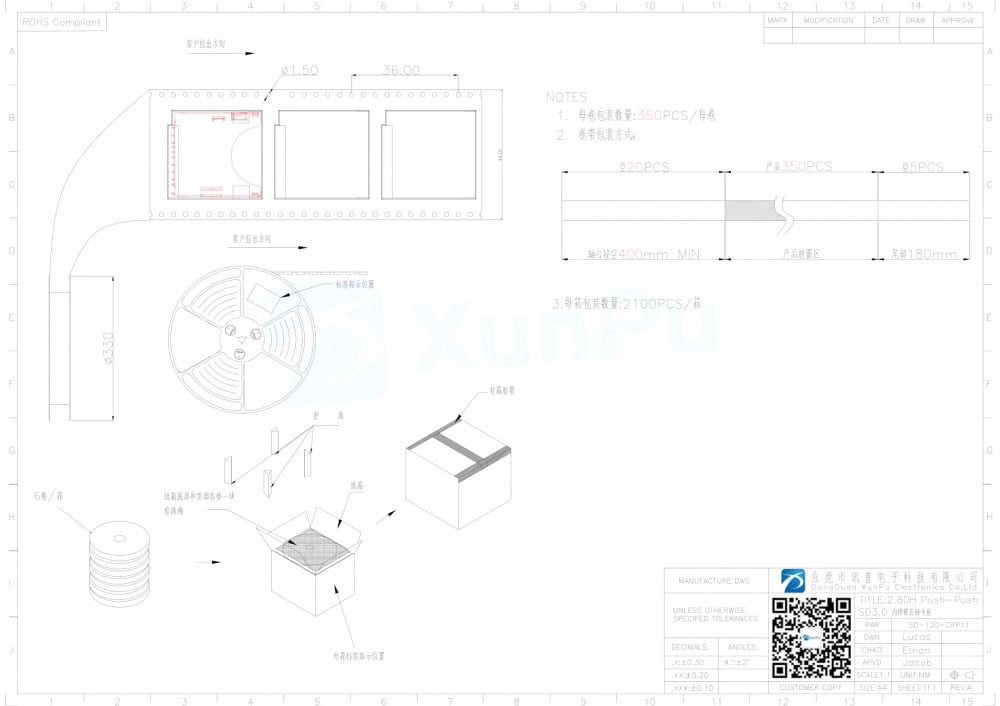 XUNPU SD-120-CRP11 technical document page 3