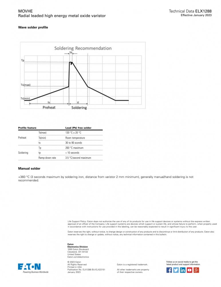 MOVHE datasheet page 9