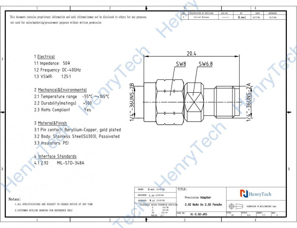HL-2.92-JKG technical document preview