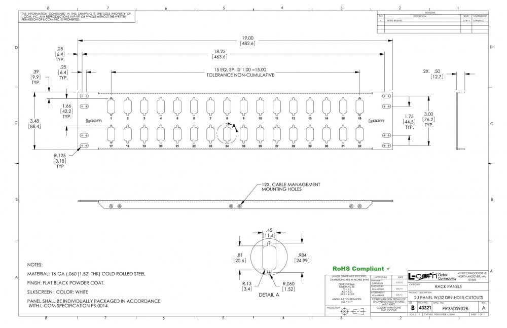 L-com PR35DS932B technical document page