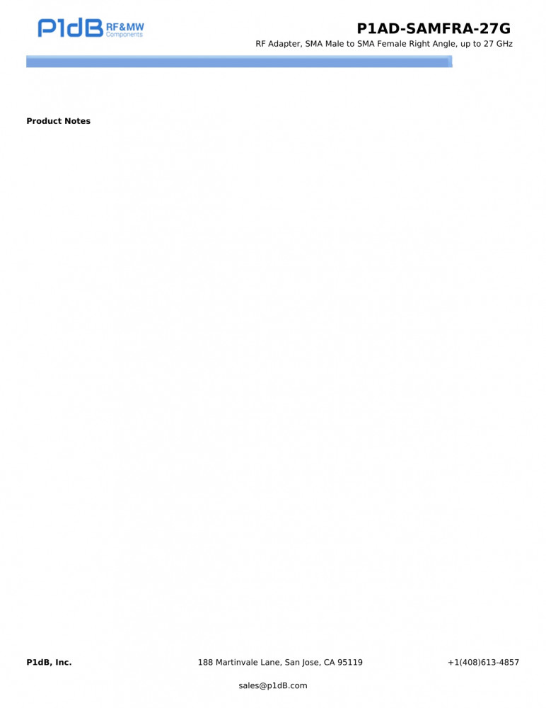 P1AD-SAMFRA-27G mechanical drawing