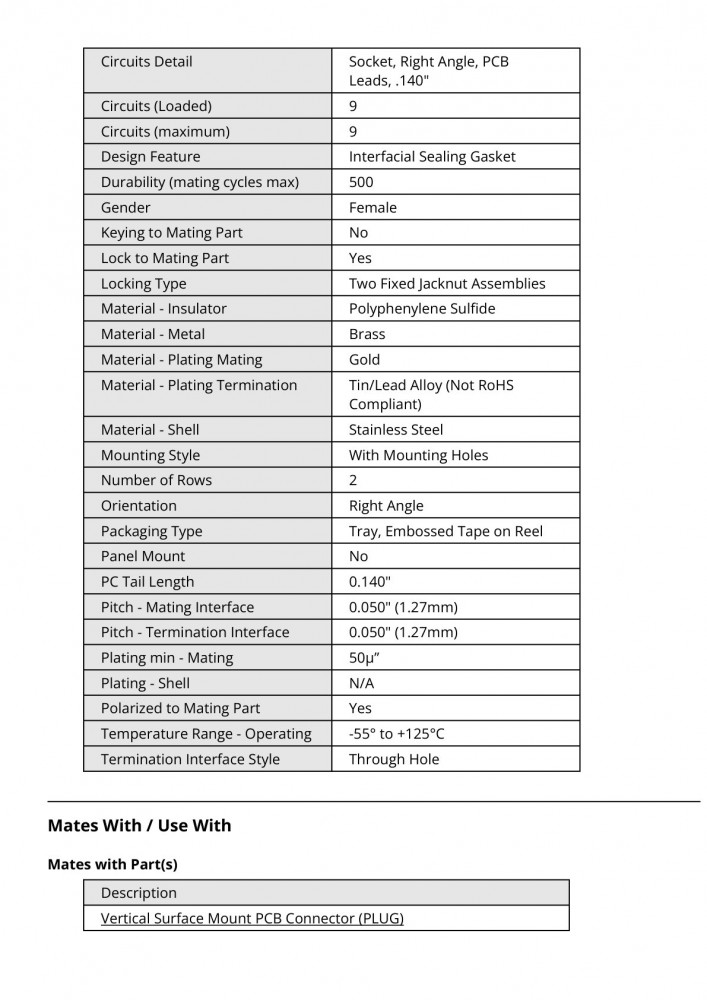 MK-265-009-445-220S-900 technical document page 2