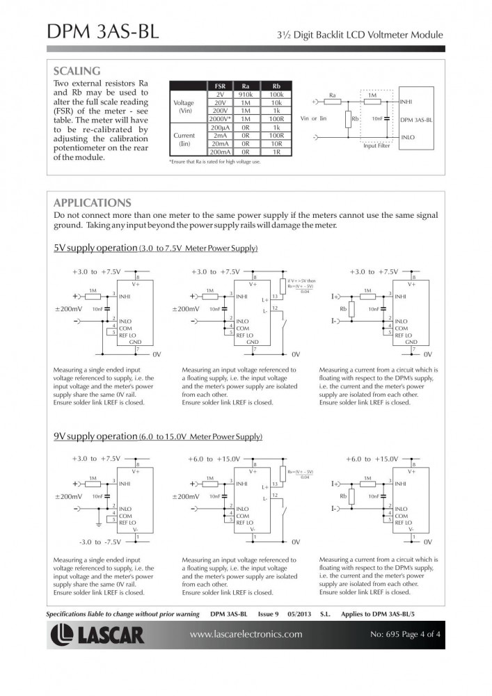 DPM 3AS-BL datasheet page 4