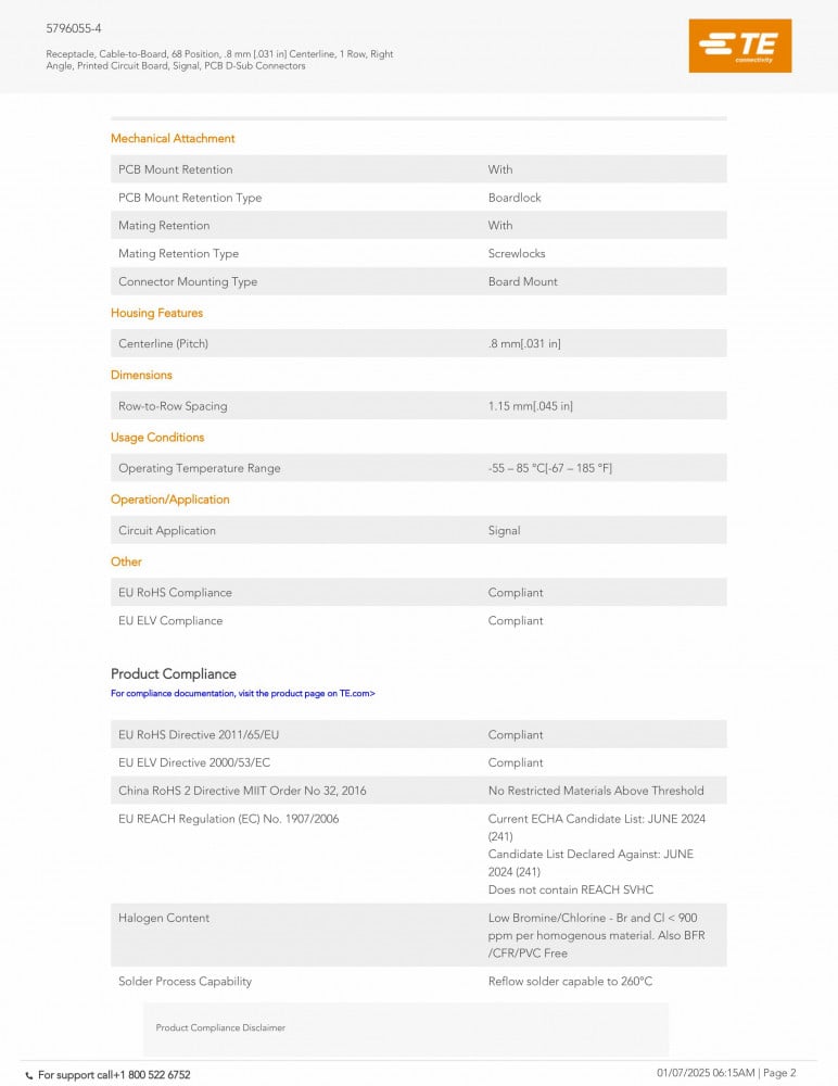 5796055-4 technical document page 2