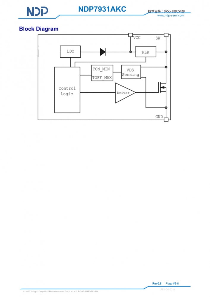 NDP7931AKC datasheet page 5