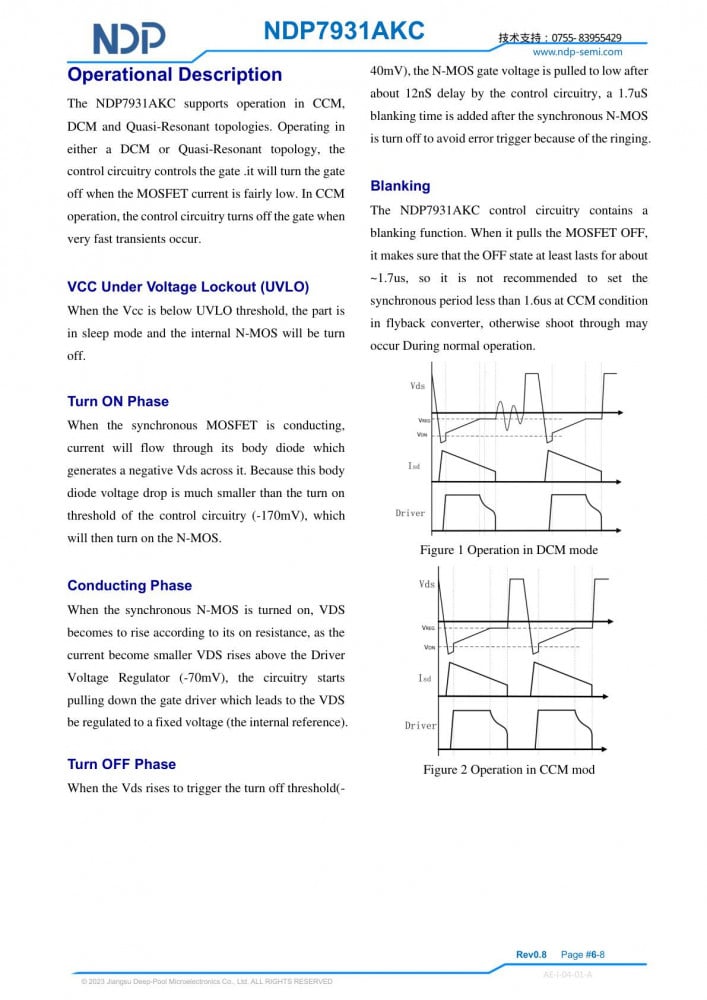 NDP7931AKC datasheet page 6