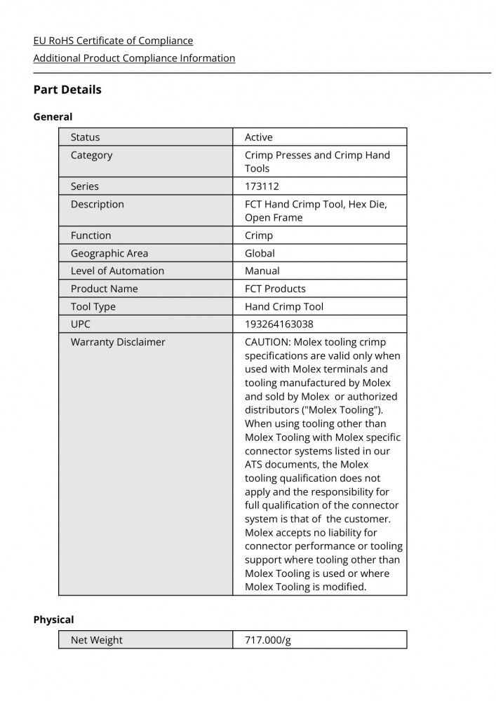 MOLEX 1731121732 product drawing page 2