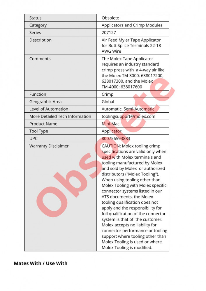 MOLEX 192310565 document image, page 2