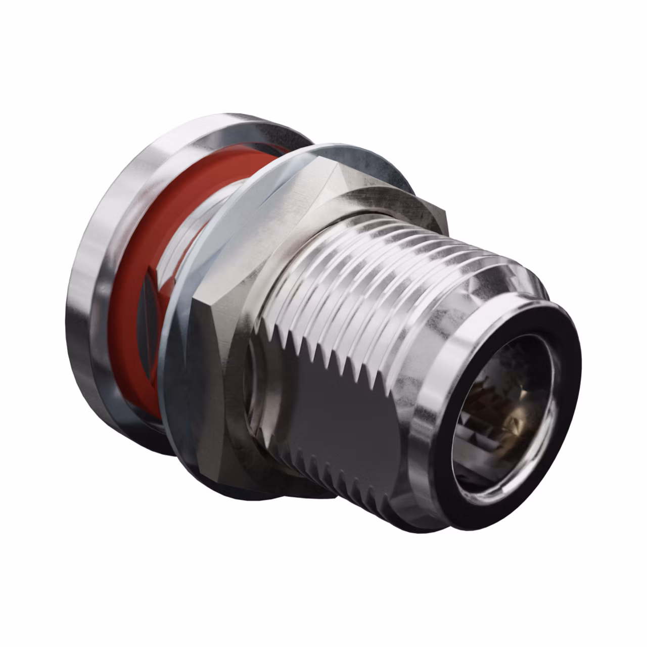 N Jack Bulkhead-to-SMA Jack, Between-Series Adapter, Tray, 50 Ohms for sale