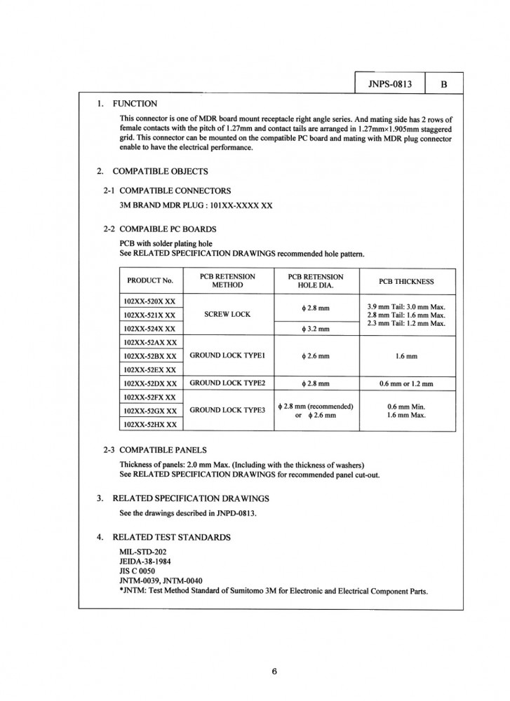3M 10268-52A2PL product specification page 3
