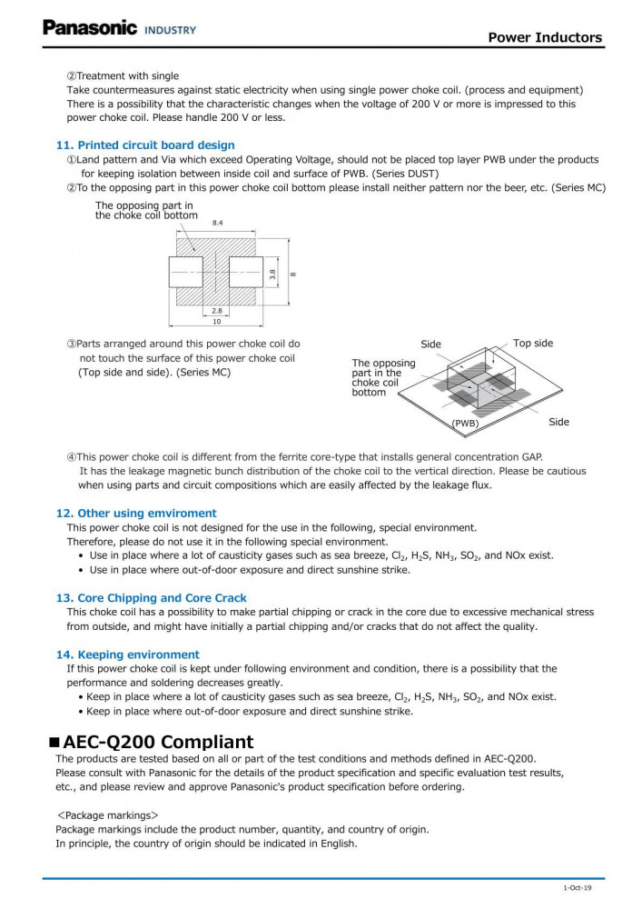 Panasonic ETQ-P4M4R7KFN datasheet page 10